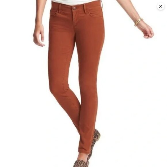 LOFT | Jeans | Nwt Loft Modern Skinny Jeans 27 4 Rusty Red Burnt Orange ...